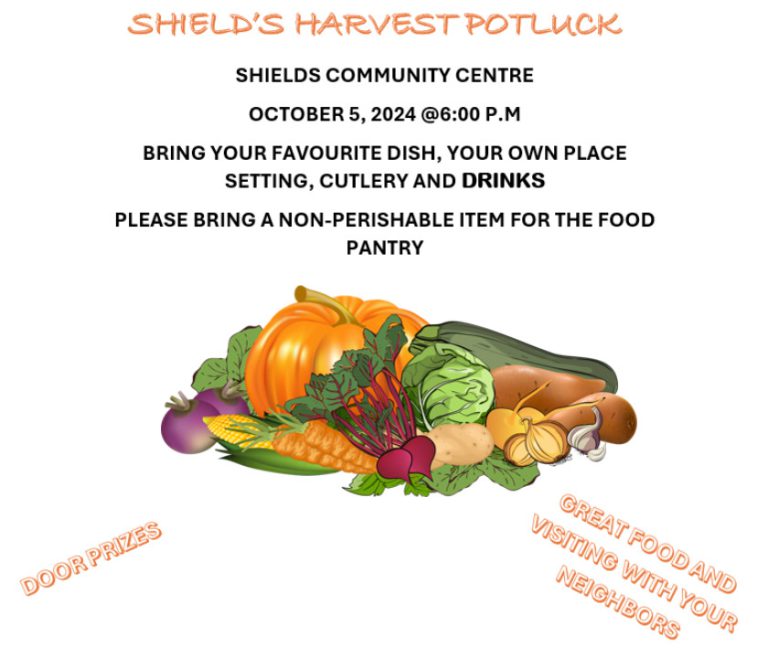 Harvest Potluck – Resort Village of Shields